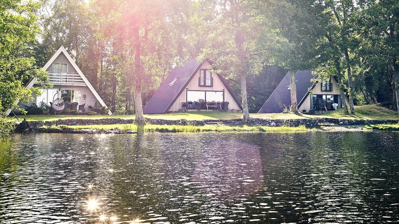 Luxury A Frame Lodges HD1080 - YouTube