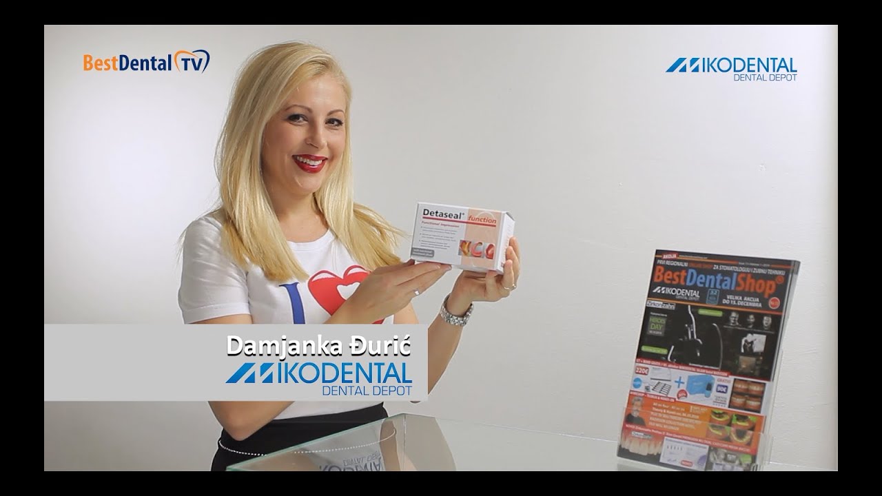 Detaseal function - Material for functional impressions and functional border moulding. - YouTube