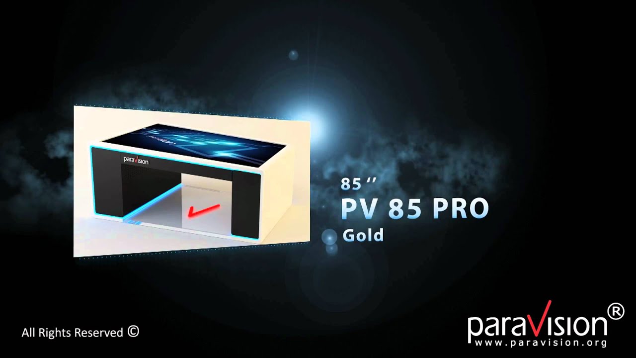 Multitouch Tables Products, Paravision - YouTube