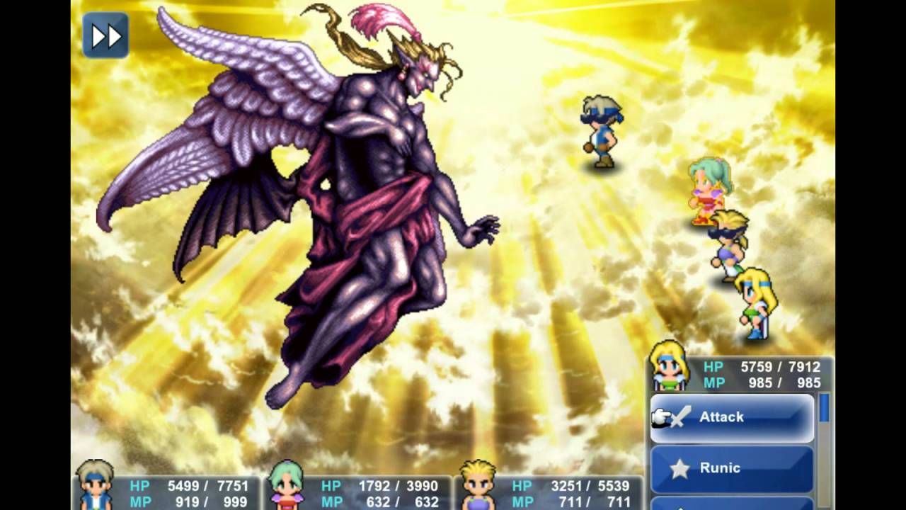 Final Fantasy VI - Kefka Final Battle and Ending - YouTube