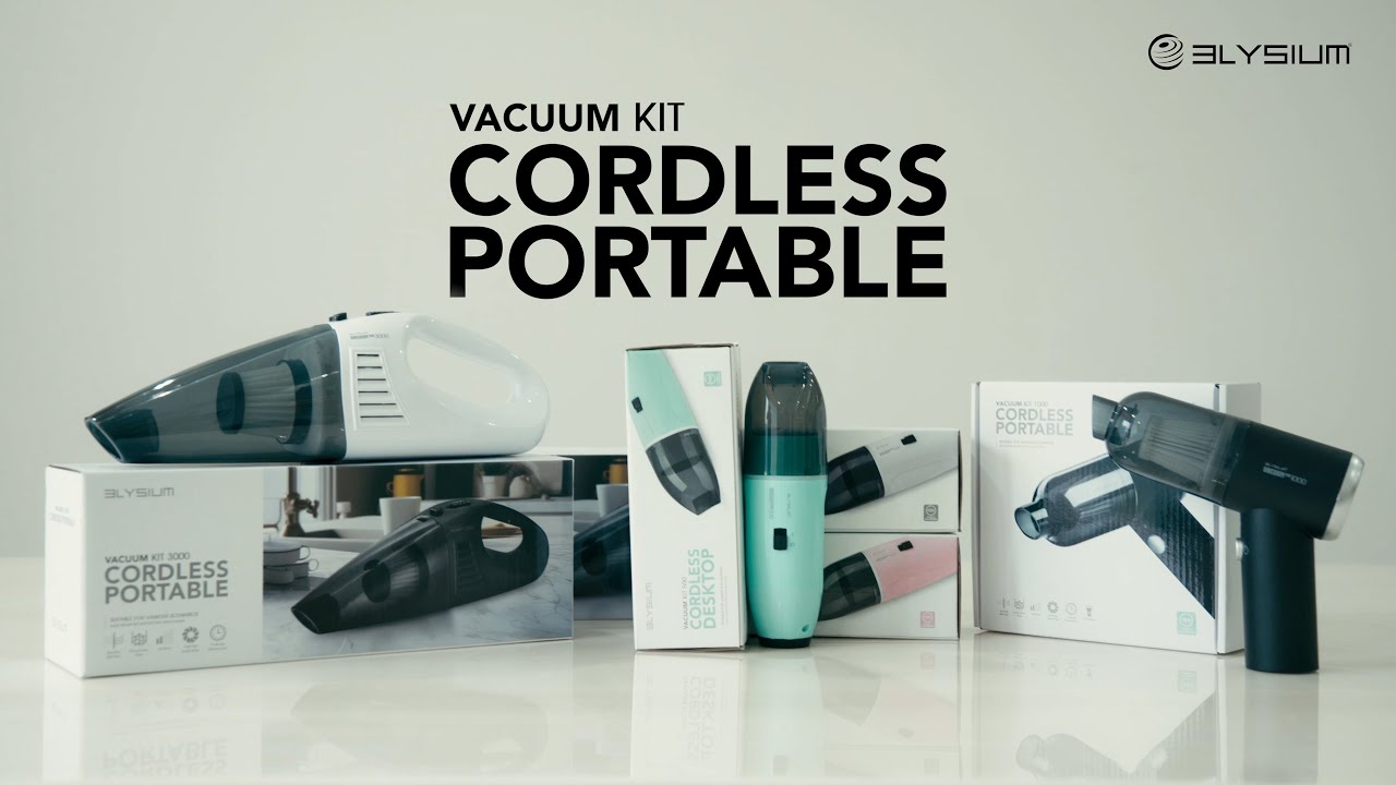 ELYSIUM | VACUUM KIT CORDLESS PORTABLE - YouTube