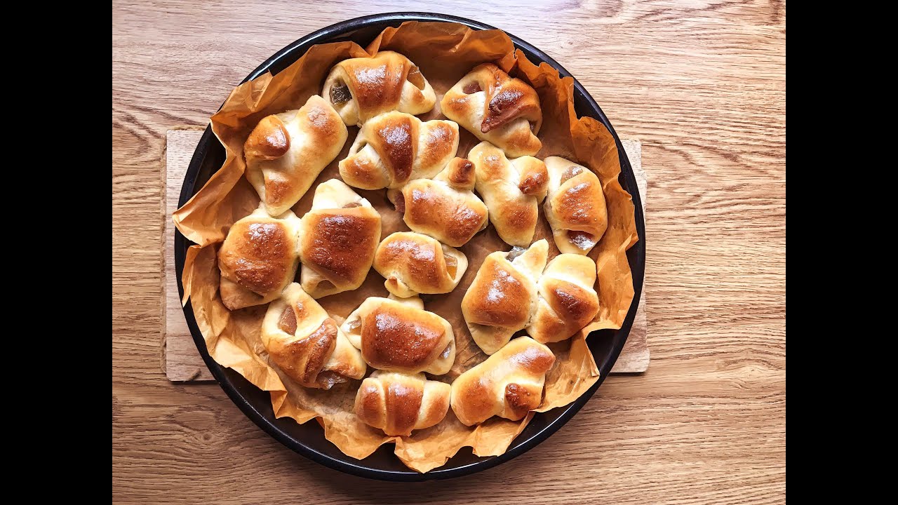 Cornulețe fragede cu rahat turcesc - YouTube