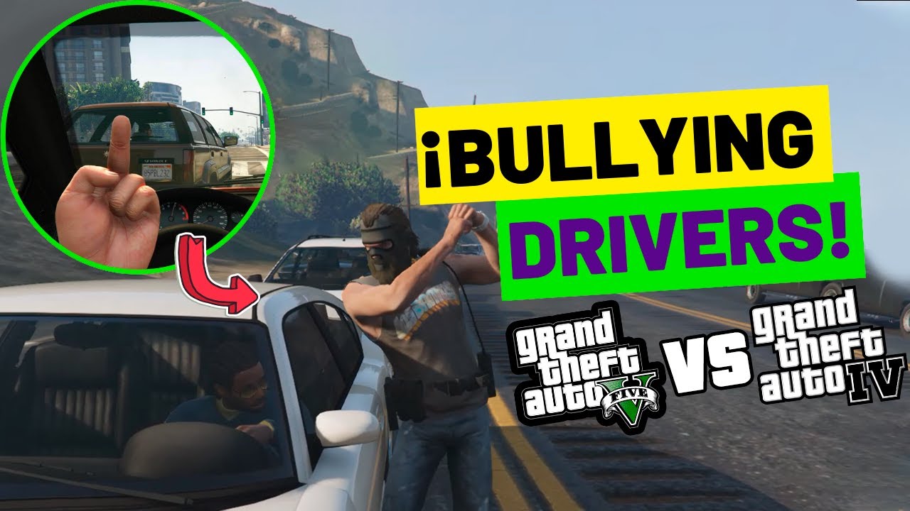 Bullying Drivers in GTA V vs GTA IV - (ENG/ESP) #gta #gta5 #gtaonline ...