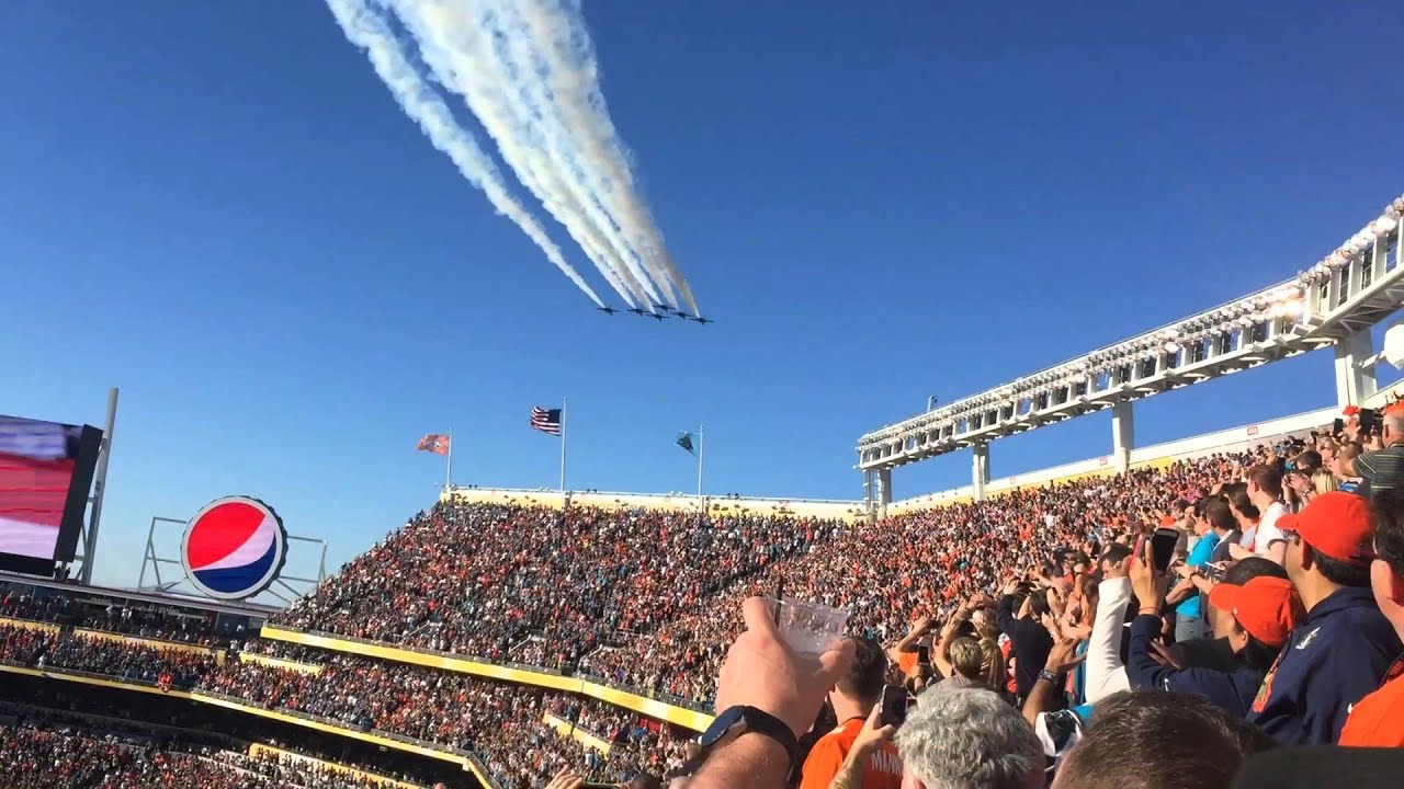 Blue Angels flyover 2016 super bowl - YouTube