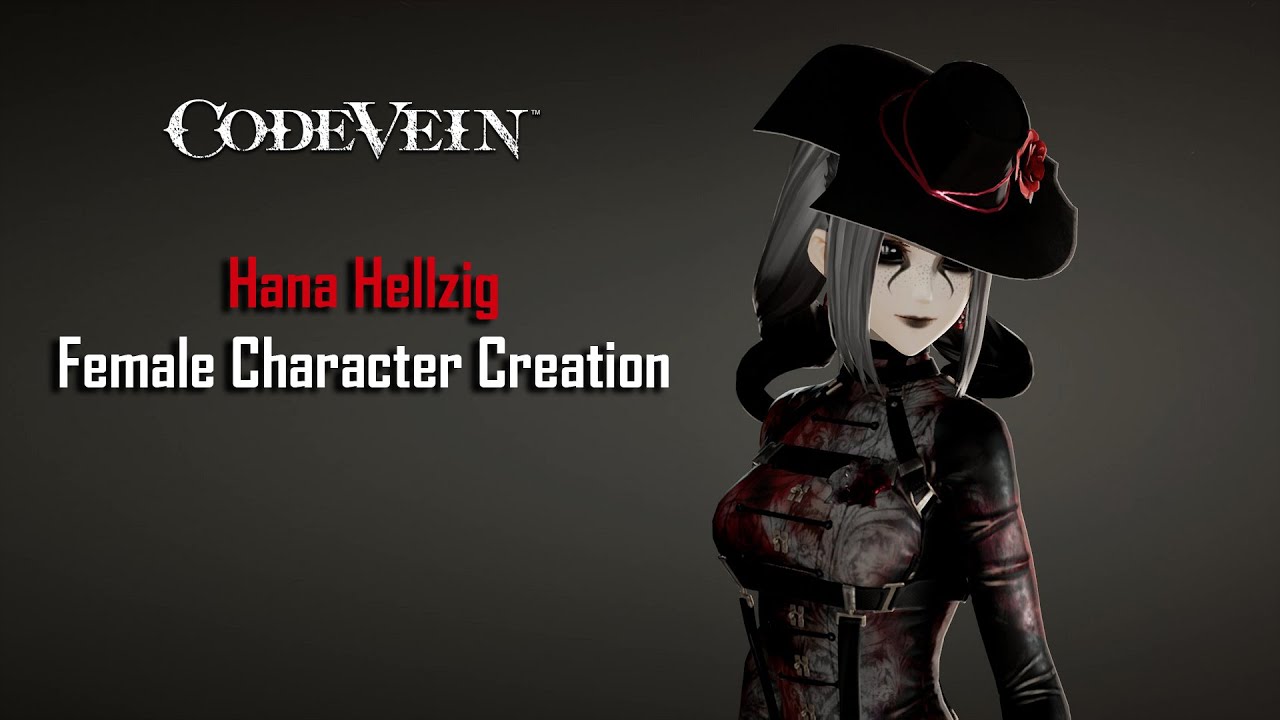 Code Vein | Hana Hellzig - Female Character Creation (Showcase) - YouTube