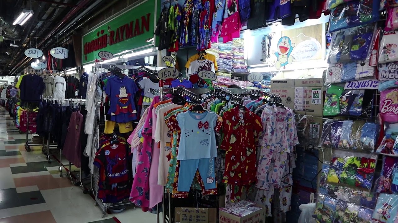 BOBAE TOWER_thailand's cheapest cloths shopping - YouTube