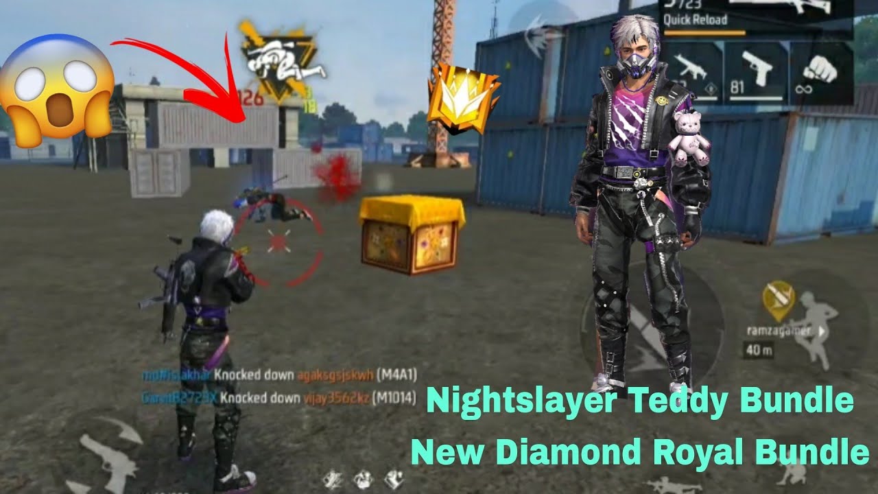 Nightslayer Teddy Bundle New Diamond Royal Bundle Playing CS Rank ...