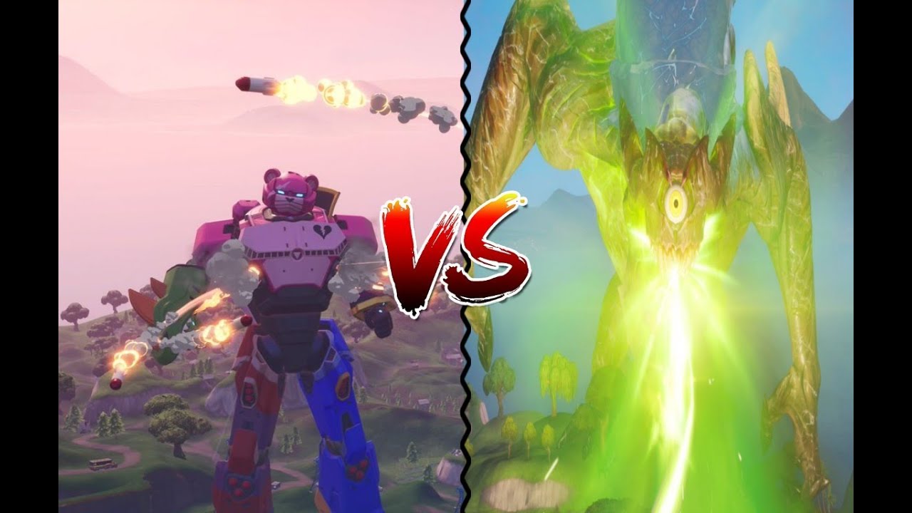 FORTNITE MONSTER VS ROBOT FINAL SHOWDOWN EVENT - YouTube