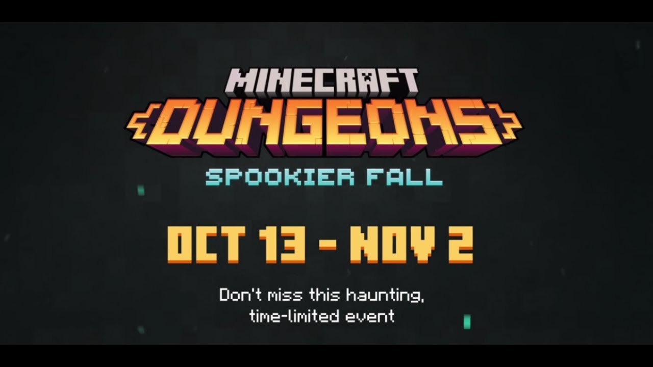Minecraft Dungeons: Spookier Fall is here! - YouTube
