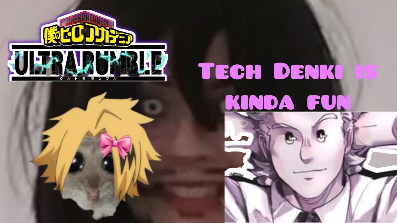 My first Tech Denki match! //MY HERO ULTRA RUMBLE// - YouTube