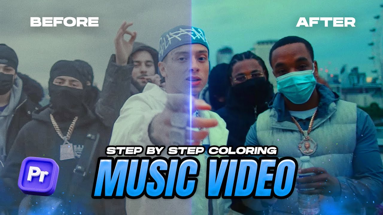how to EASILY COLOR a FULL MUSIC VIDEO Step by Step Workflow (Premiere ...