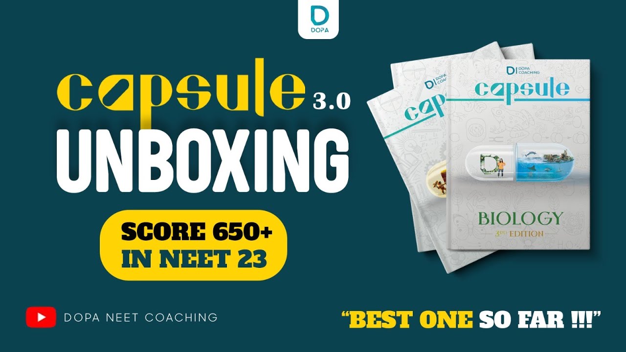 NEET 2023 Prep Made Easy: Dopa Capsule 3.0 Study Material - Unboxing ...