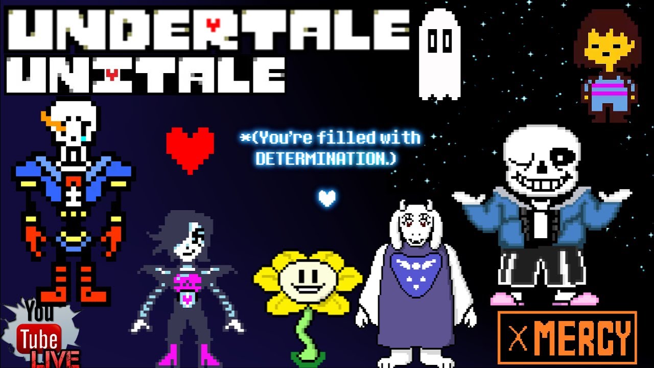 Undertale [Unitale] All Boss Fight Survival Mods - YouTube