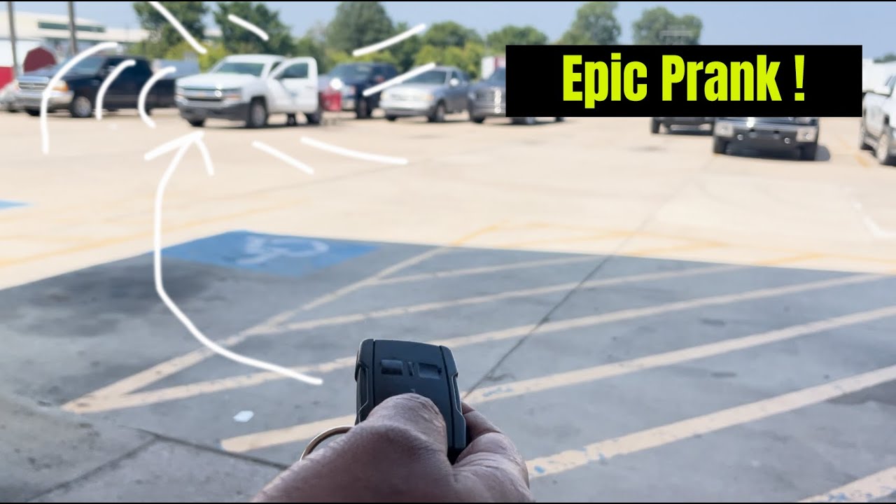 Truck alarm prank on a customer - YouTube