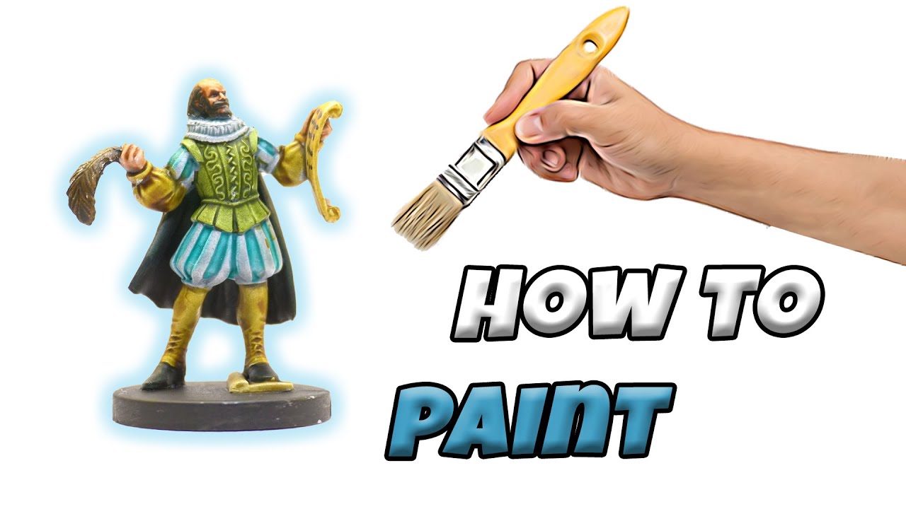 UNMATCHED: SHAKESPEARE | How to Paint Beginner Tutorial - YouTube