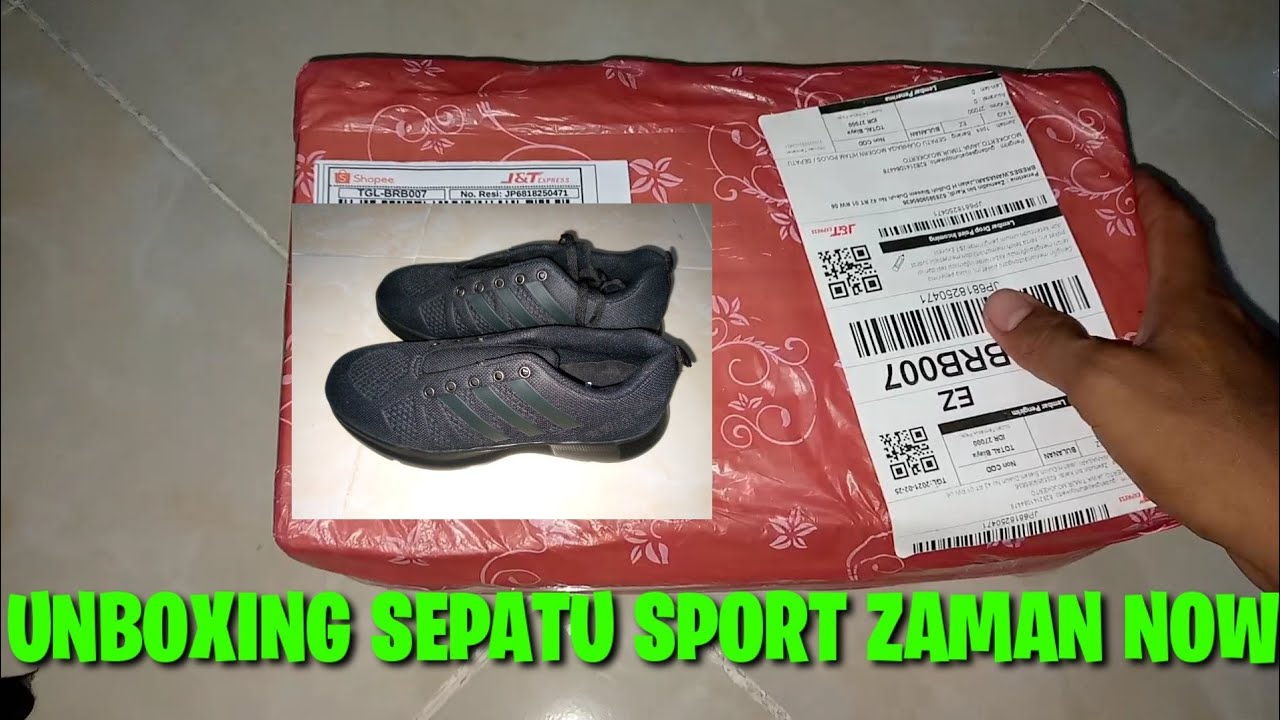 Unboxing Sepatu Sport Modern Masa Kini - YouTube