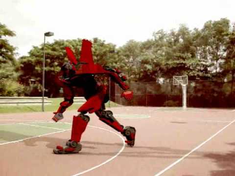 Transformer and RMIT basketball field - YouTube