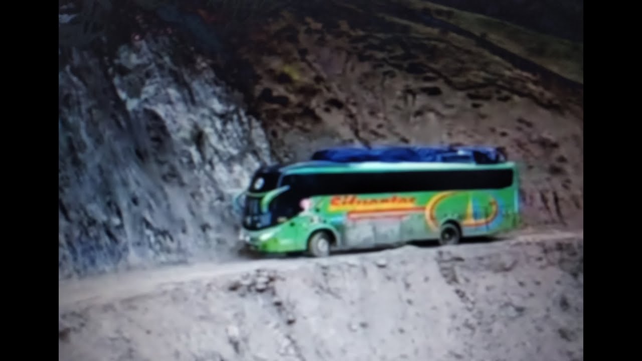 Crazy Bus VS Dangerous Roads | Bus Nearly Falls off Cliff, Crossing ...