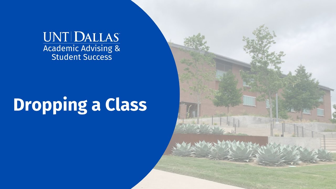 Dropping a Class - YouTube