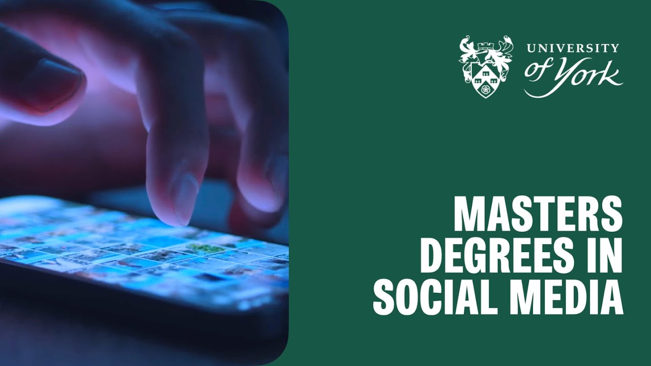 Masters Degrees in Social Media at York - YouTube