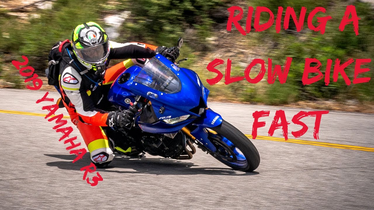 Riding a 2019 Yamaha R3 on FAST ROAD Following a Yamaha FZ1 - YouTube