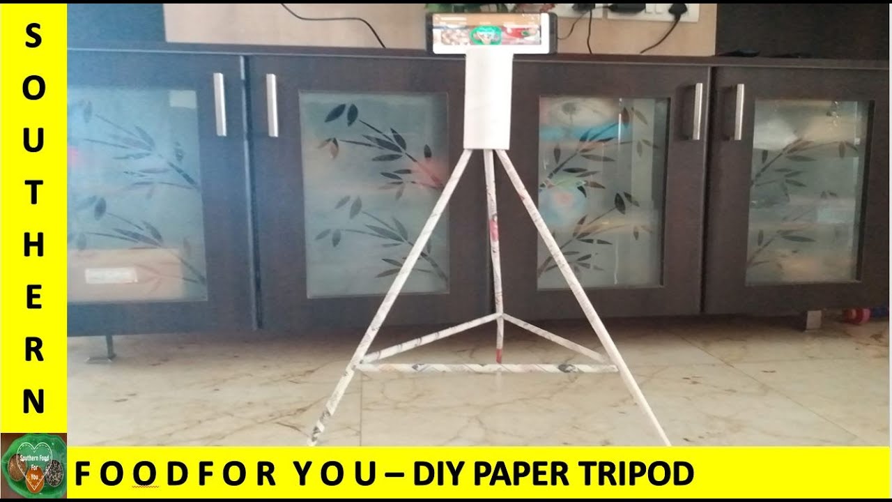 Simple Paper Tripod with newspaper | மொபைல் tripod எப்படி செய்வது ...