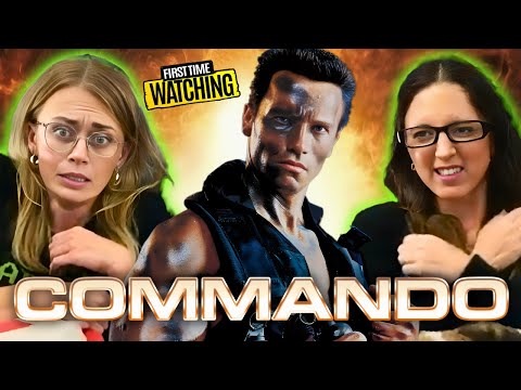 COMMANDO ! MOVIE REACTION | First Time Watching (1985) Gina's first Arnold Schwarzenegger film !