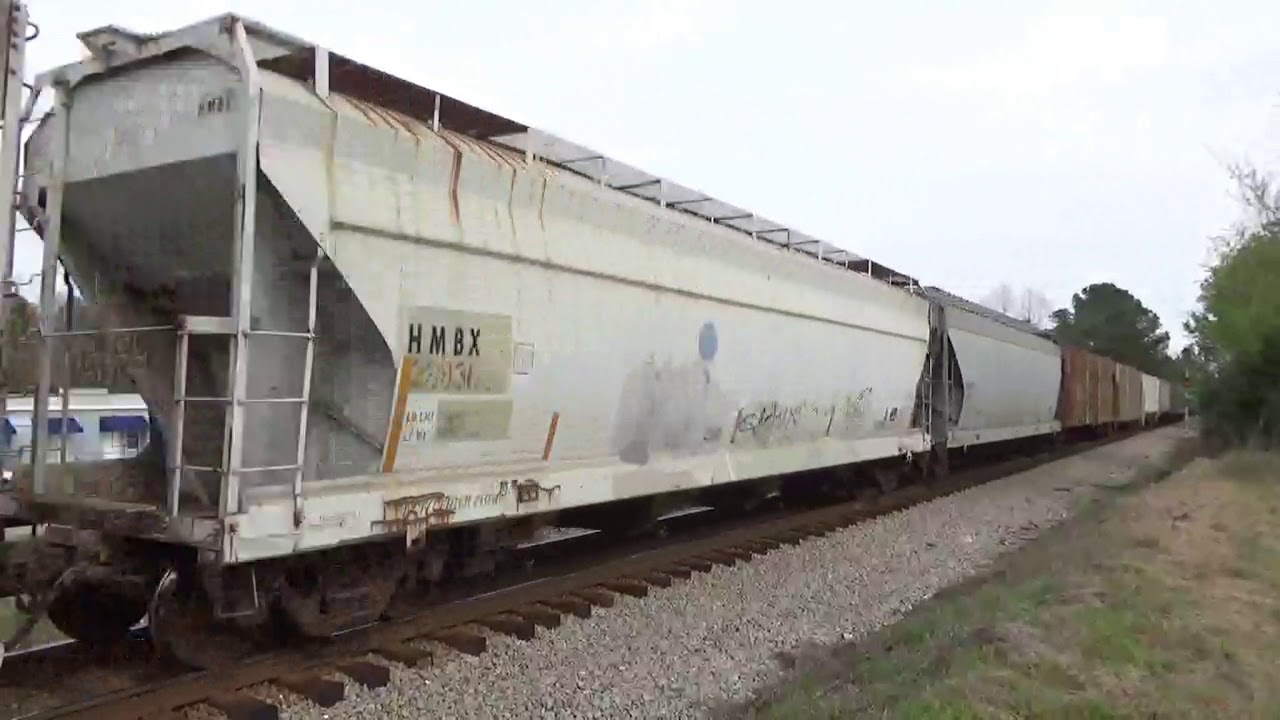 CSX Boxcar Logo SD40-2 #8055 Leads Grain Train G968-15 Southbound On Monroe Sub - YouTube