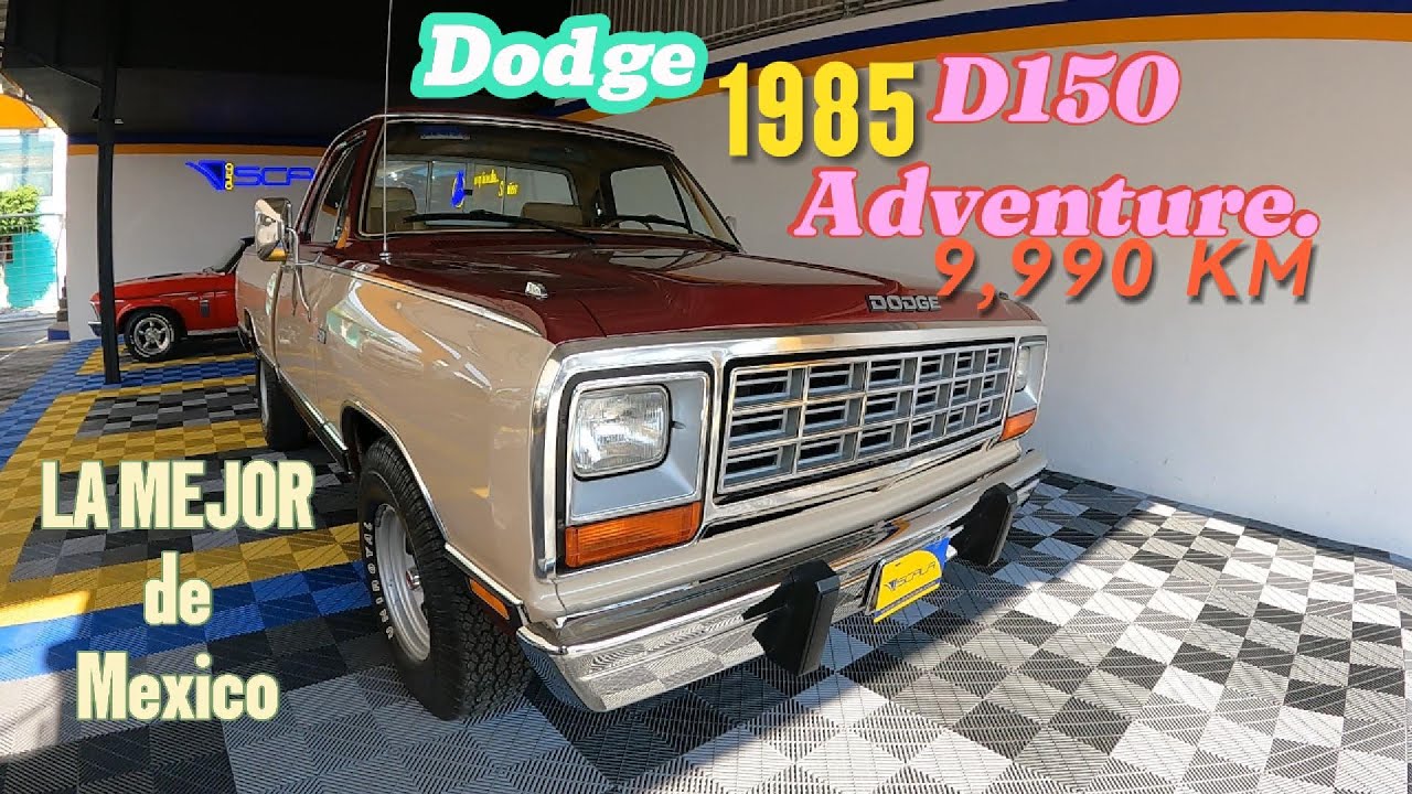 Dodge D150 Adventure solo 9990 km 1985 - YouTube
