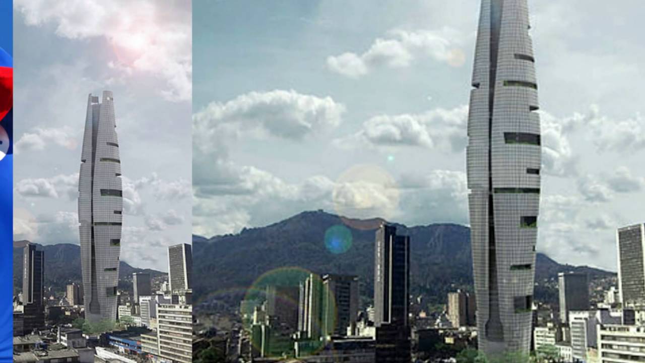 Tower Entre Calles Bogotá, D.C. Altura: 457 metros - YouTube