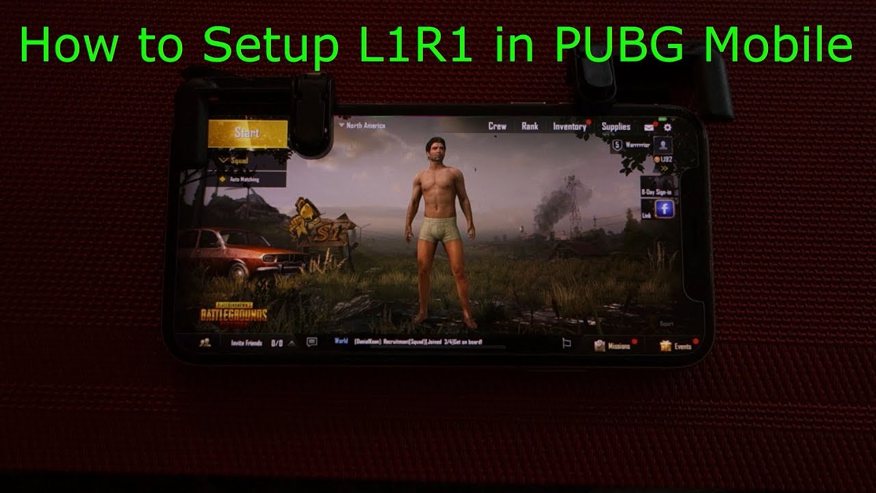 PUBG Mobile - L1R1 Trigger Setup Video - YouTube