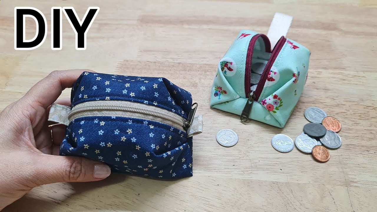 EP232 : DIY Coin Purse | Bag sewing tutorial - YouTube