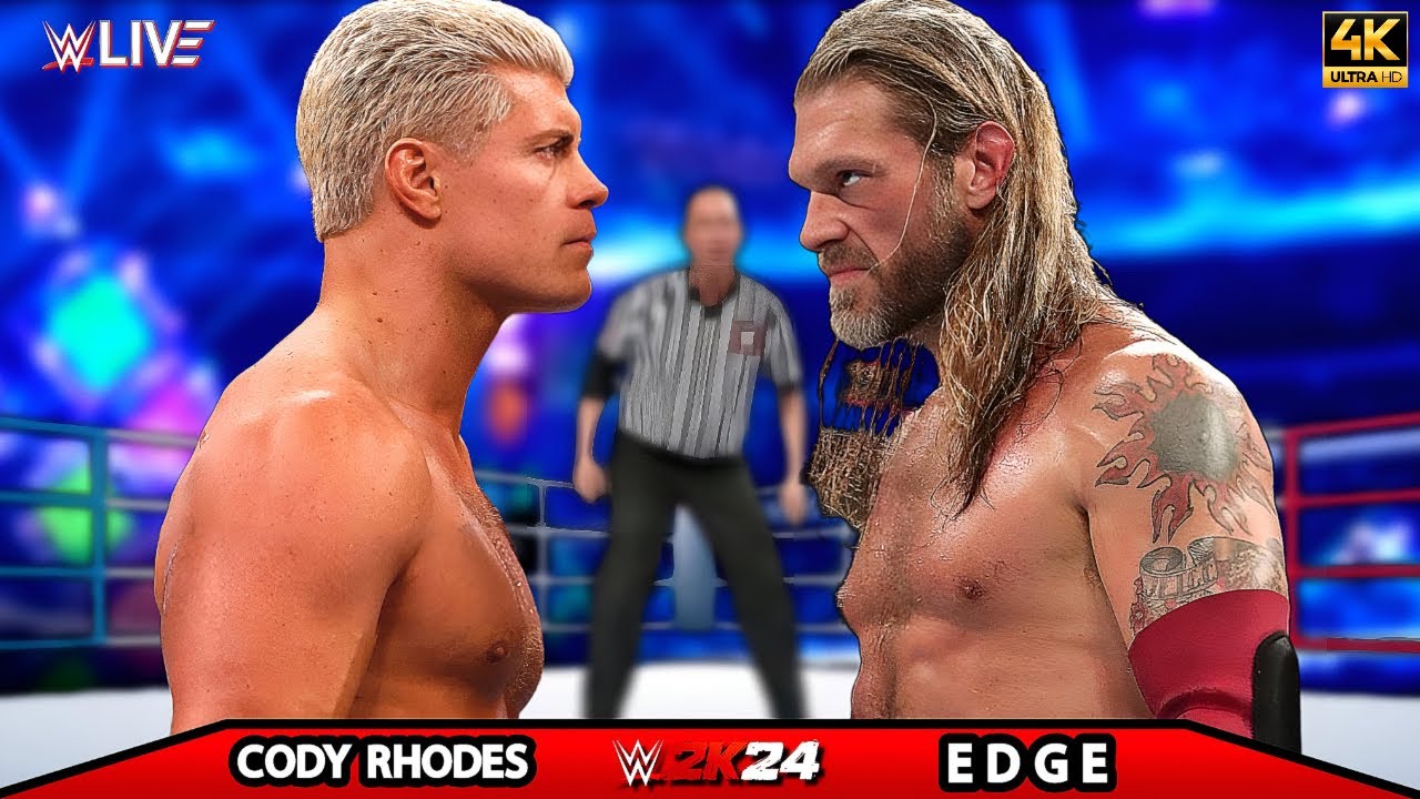 Cody Rhodes v.s Edge | No Holds Barred Match | SMACKDOWN 2024 | WWE Nov ...