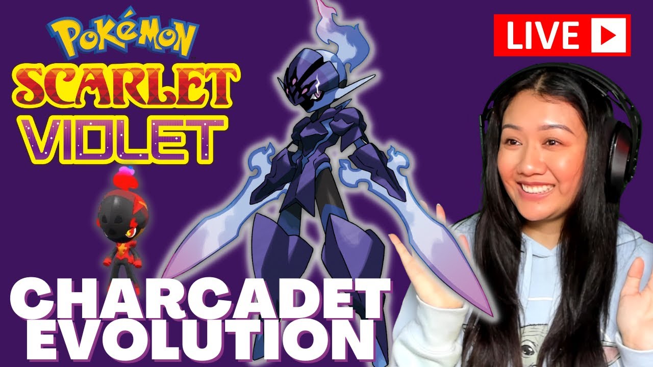 LIVE Charcadet to Ceruledge evolution | Pokemon Scarlet and Violet ...