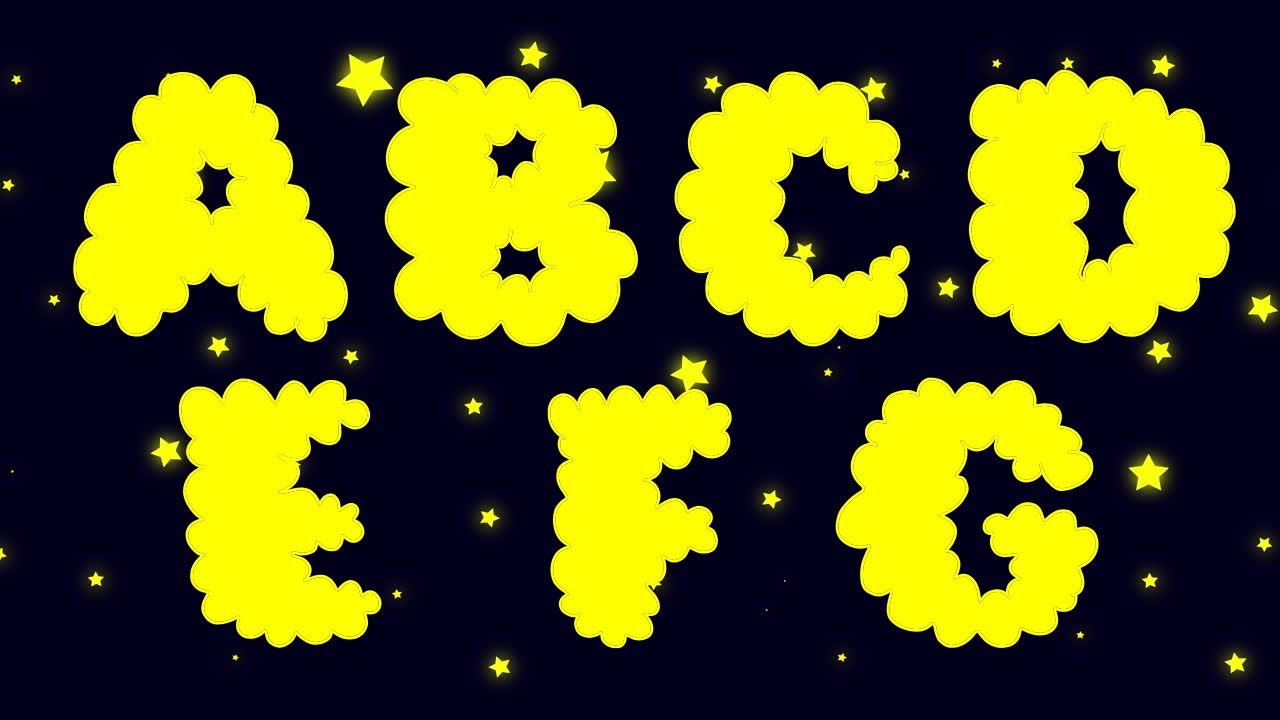 Yellow ABC Song for Kids🌟| Learn the Alphabet & Colour Yellow with Fun ...