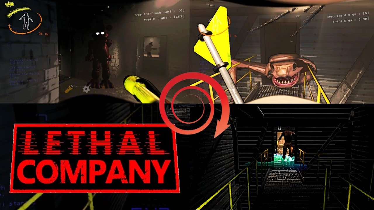 Lethal Company Funny Moments: Freddy Coil Head Turrets! - YouTube