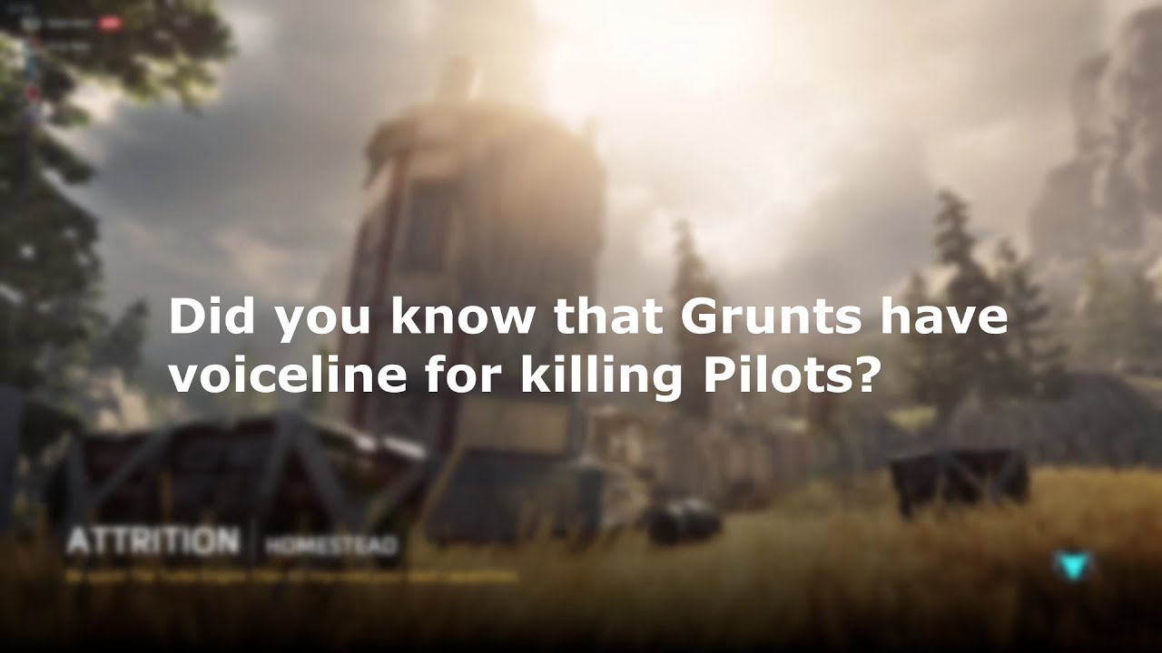 Titanfall 2's Grunt voice lines for killing Pilots - YouTube