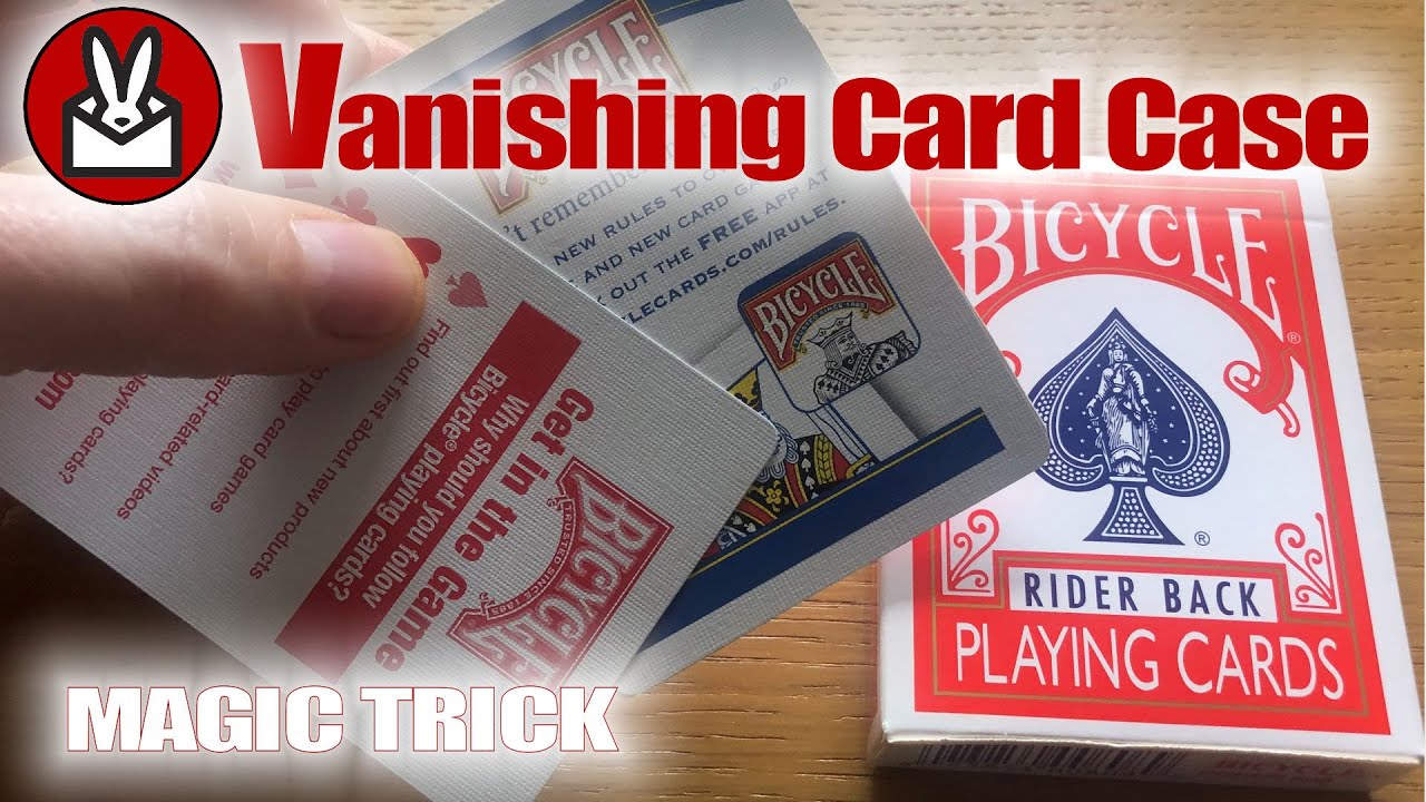 Vanishing Card Case Magic Trick - YouTube