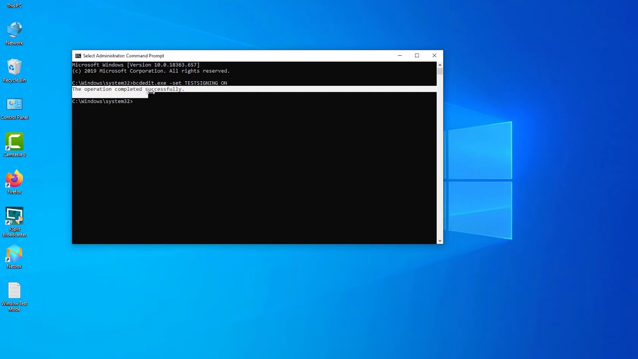 Windows Test Mode How To On / Off - YouTube
