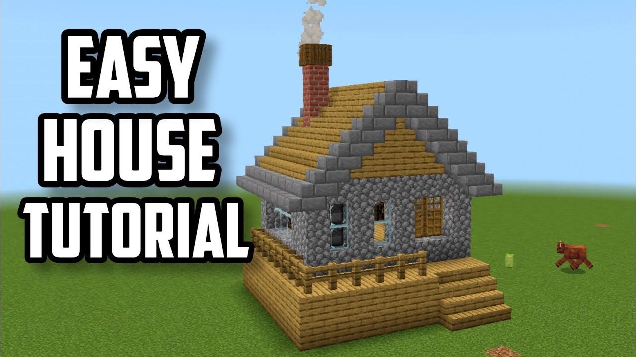 Minecraft:How to build a Simple Survival Base - YouTube