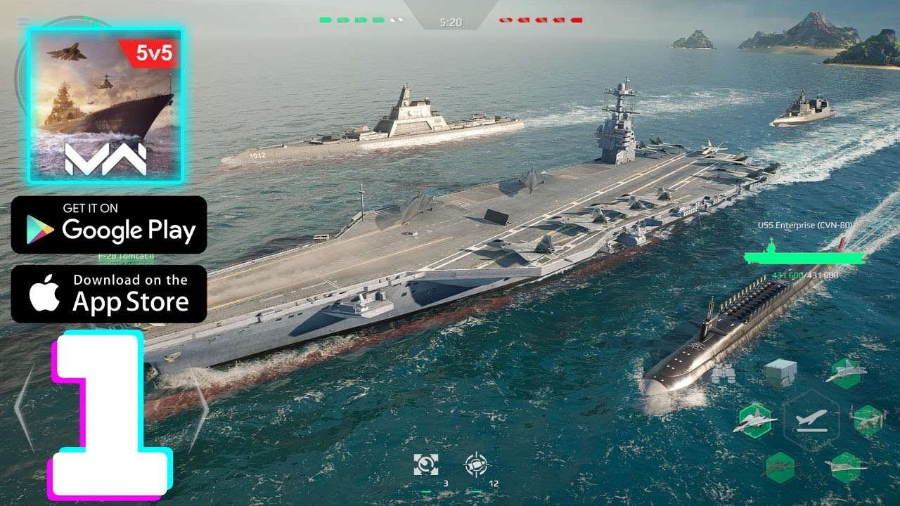 Modern Warships: Naval Battles Gameplay Walkthrough - Part 1 (iOS ...