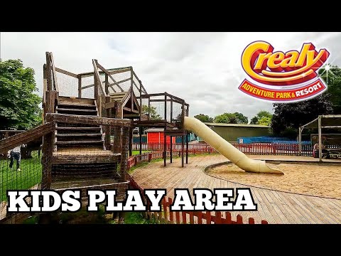 Dinosaur Island kids play area - Crealy Theme Park & Resort - YouTube