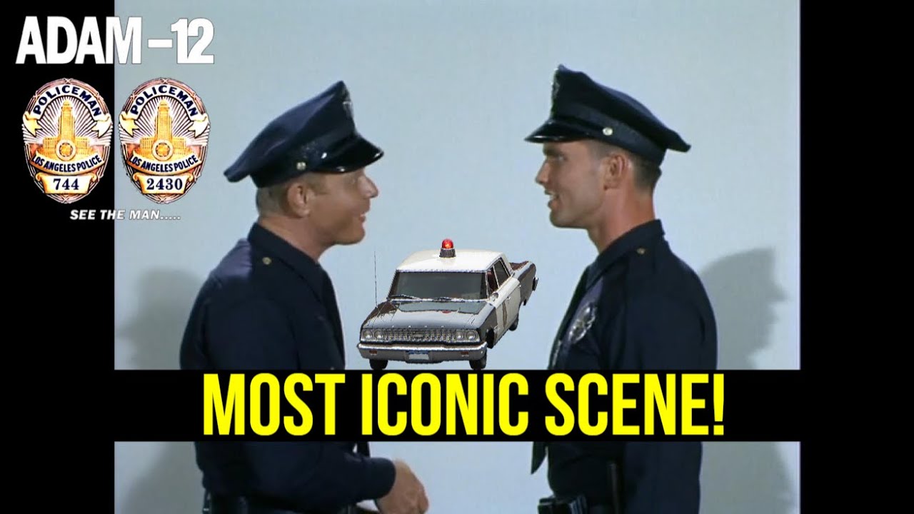 This Is Probably the MOST ICONIC Scene in all of "ADAM-12!!" - YouTube