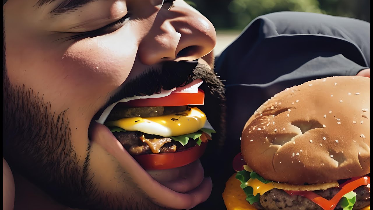 SPACE BURGER - AI Generated Video - YouTube