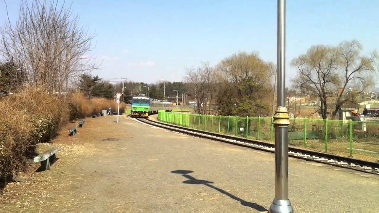 (사라진 철도 풍경)경원선 통근열차 9559호, 한탄강역 / Gyeongwon Line Commuter Diesel Car ...