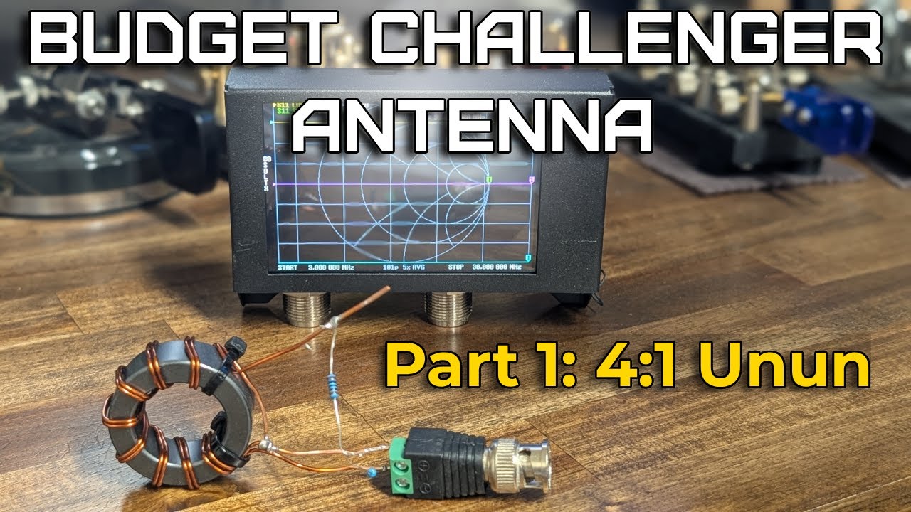 Budget Challenger Antenna Build (Part 1) | DIY 4:1 Unun - YouTube