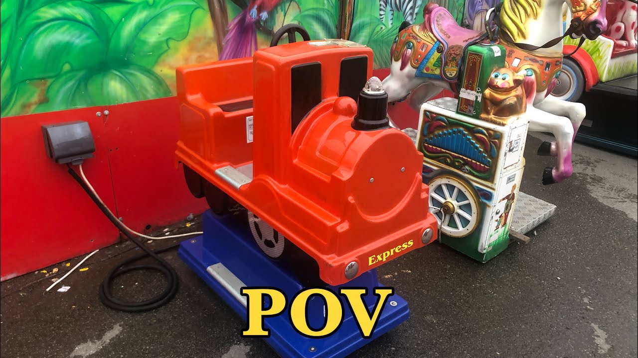 Jolly Roger Express Train Kiddie Ride (POV) - YouTube
