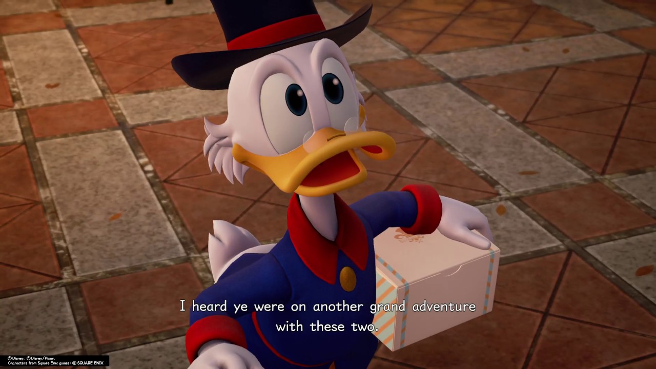 KINGDOM HEARTS III: Meeting Uncle Scrooge - YouTube