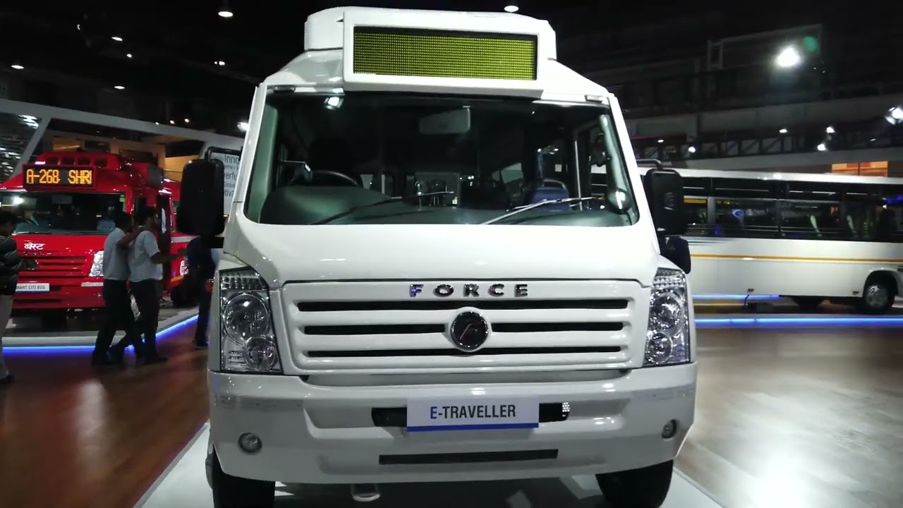 Force e-Traveller Electric Van Walkaround - YouTube