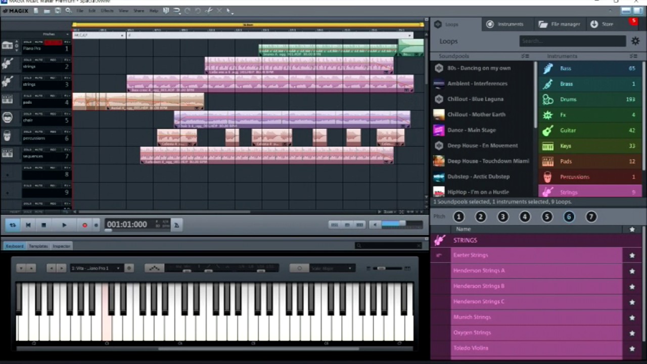 Magix Music Maker - A Spacial sound - Expecting something. - YouTube